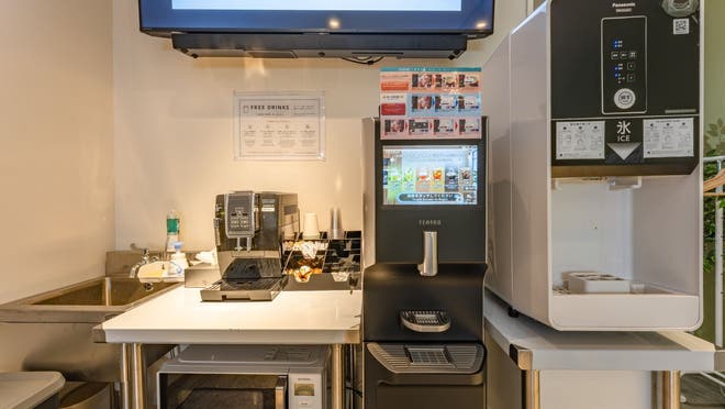 千日前線 北巽駅5分|ラウンジテーブル D|フリードリンク付き|Wi-Fi・電源完備|テレワーク・打ち合わせにの写真7