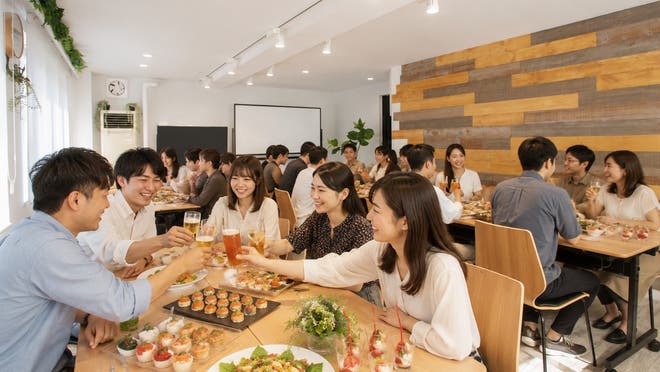 神田駅徒歩2分!/最大30名/土足利用可/会議/セミナー/面接/懇親会/ボードゲーム/女子会等/飲食お酒可/会議室KS8神田の写真4