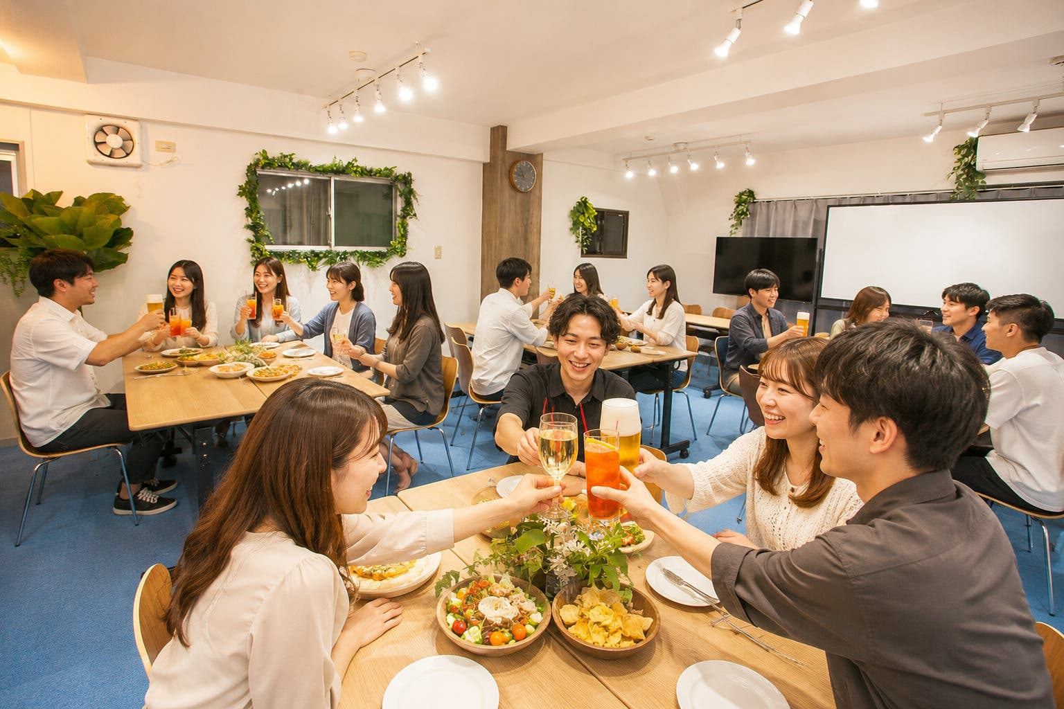 新宿三丁目駅徒歩3分!/最大28名/土足利用可！会議/セミナー/面接/懇親会/ボドゲ/女子会等/飲食お酒可/貸会議室KS9新宿の写真4