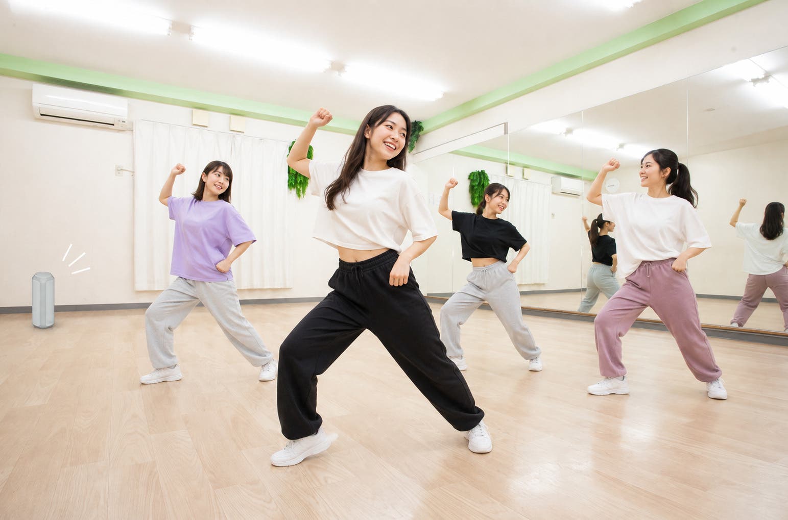 新宿三丁目駅2分新宿付近(Studio LEAF新宿C)大型鏡4.5m広々30㎡スタジオでダンス・ヨガ・コスプレ・撮影演劇に最適の写真2