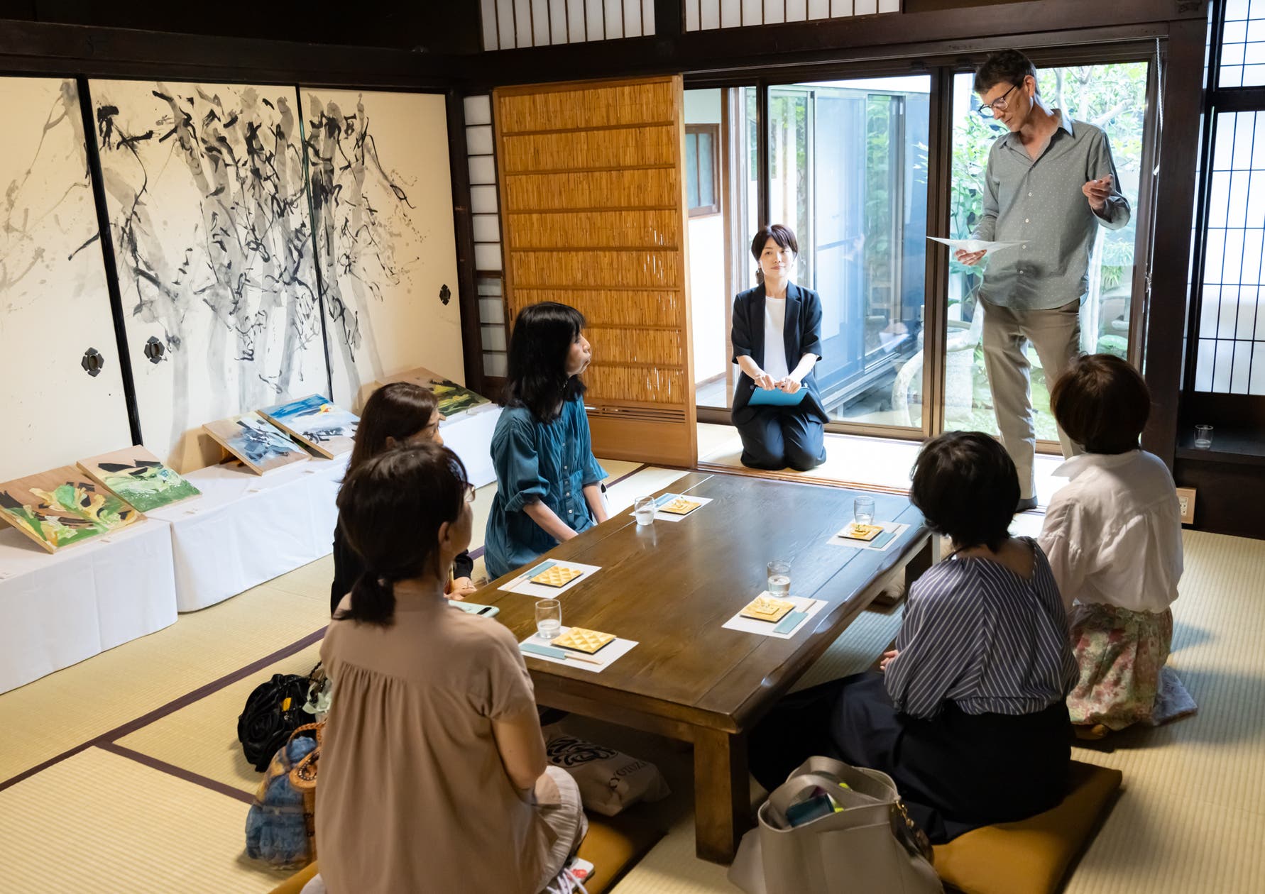 【京都・今出川駅徒歩7分】築200年の京町家｜坪庭を望む和室16畳｜教室・撮影・ワークショップにの写真26