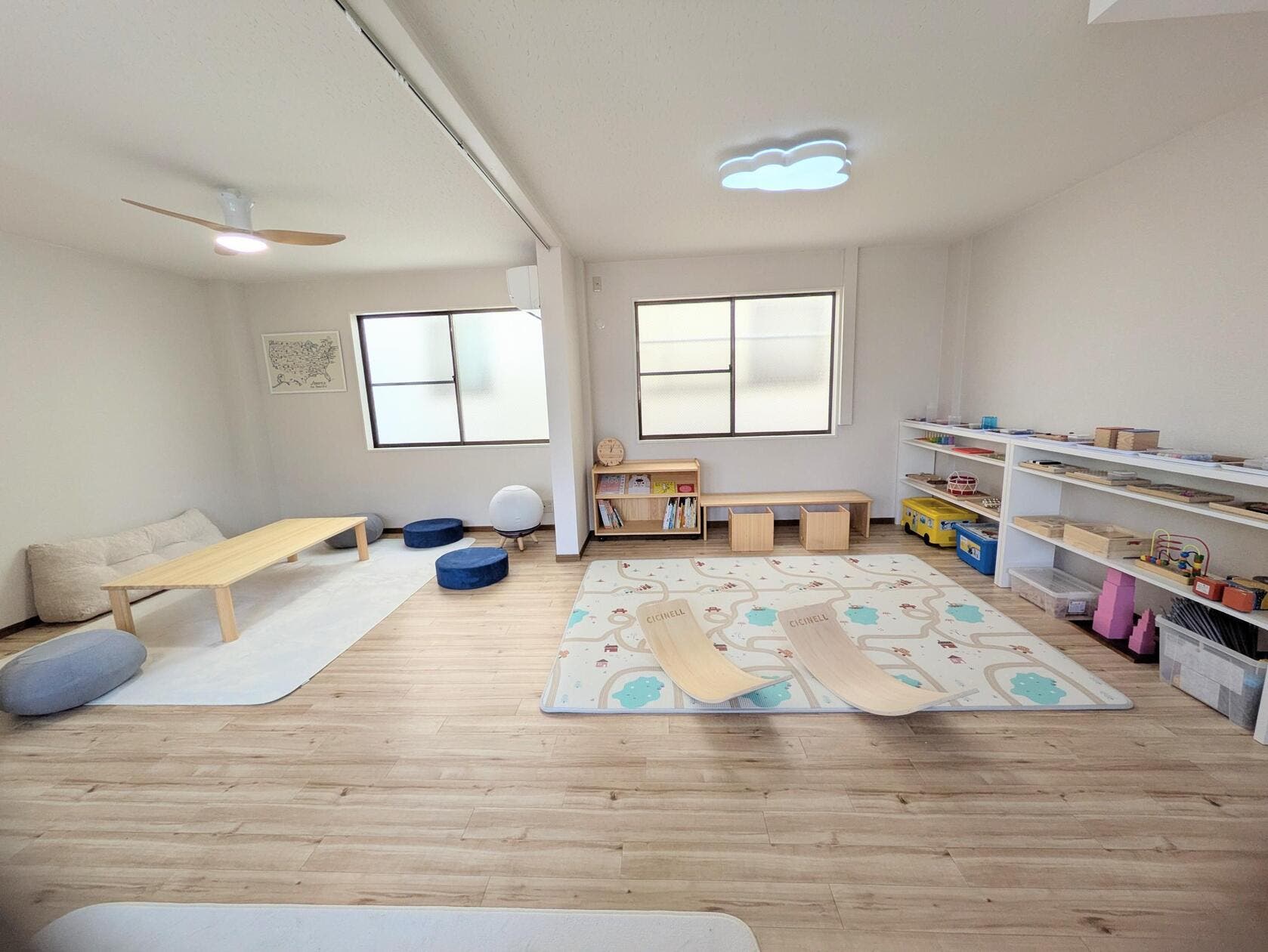 【覚王山】モンテッソーリ講師監修☆教具・玩具・絵本常設♬１年中快適な親子遊び場◇ママ会◇女子会◇飲食持込OK◇少人数教室にも◎の写真1