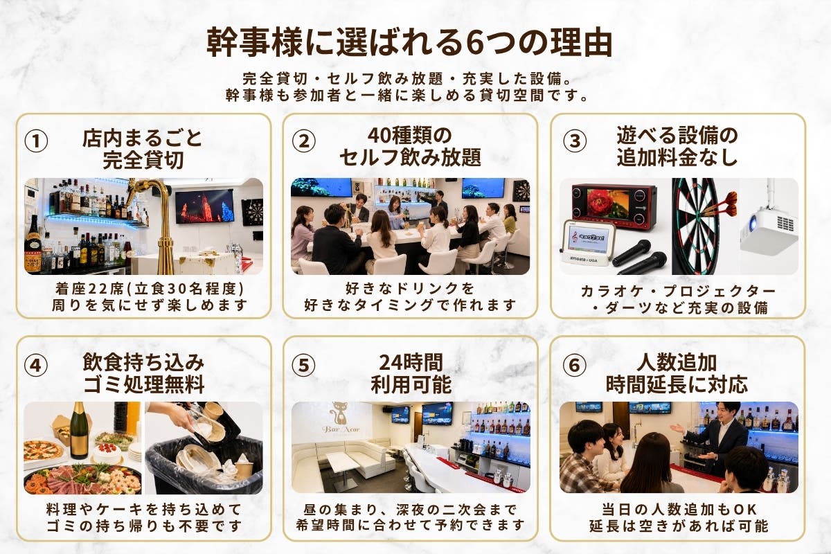 BAR完全貸切/セルフ飲み放題880円/カラオケ・ダーツ無料/心斎橋駅近/結婚式２次会/Bar Near 心斎橋の写真12