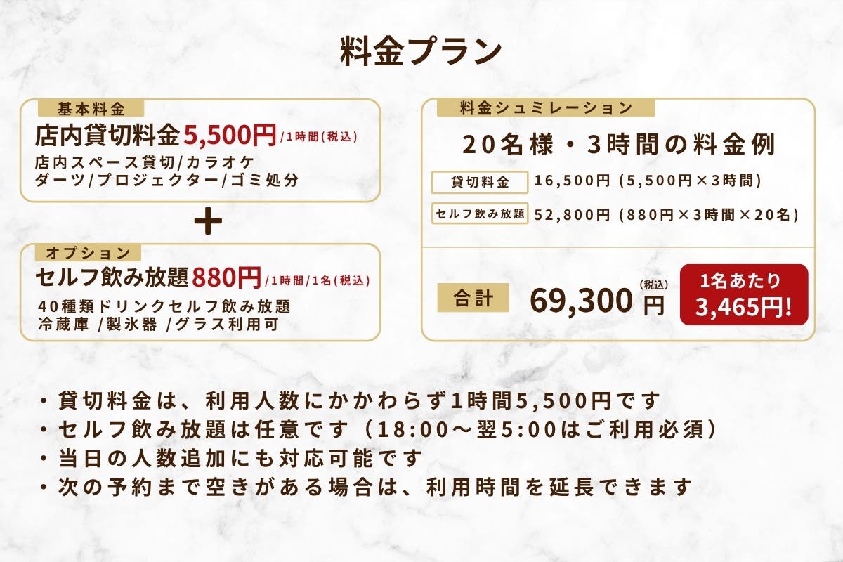 BAR完全貸切/セルフ飲み放題880円/カラオケ・ダーツ無料/心斎橋駅近/結婚式２次会/Bar Near 心斎橋の写真14