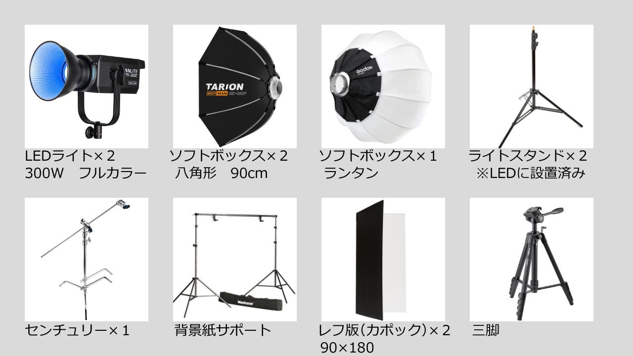 【中野7分】南と北の自然光×北欧｜フルカラーLEDライト＋背景紙無料｜【人物撮影｜ペット可】の写真11