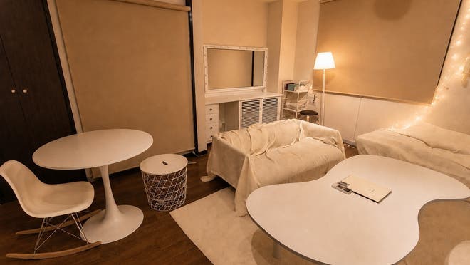 【メルーム心斎橋】ホワイトインテリア♡15名OK🎉ゴミ捨て無料🗑️大画面プロジェクター📽️🚿シャワー可能の写真5