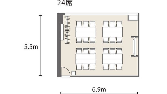 601号室【新大阪駅徒歩3分】✨2027年1月12日オープン✨最大24名着席可能!イベント・セミナー・研修に!飲食持ち込み可能!の写真5