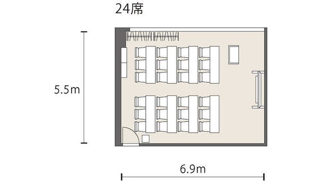 601号室【新大阪駅徒歩3分】✨2027年1月12日オープン✨最大24名着席可能!イベント・セミナー・研修に!飲食持ち込み可能!の写真4