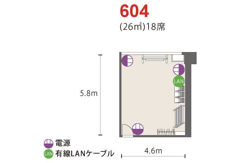 604号室【新大阪駅徒1月12日オープン✨最大18名着席可能！イベント・セミナー・研修に！飲食持ち込み可能！の写真3