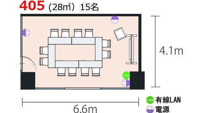 405号室【渋谷駅徒歩30秒!ヒカリエ横のビル】最大15名着席可能! セミナー、会議、歓送迎会に!✨飲食持ち込みOK✨の写真7