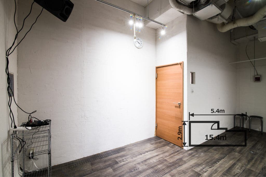 【渋谷駅徒歩1分】B203｜3〜4名向け約15㎡｜ダンス・ヨガ・ピラティス｜ヨガマット等無料の写真2