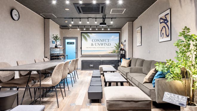 🍷 26年9月OPEN!|開業記念✦1ヶ月限定50%OFF!|新大阪駅3分|最大24名|地下隠れ家|外階段直結|屋外喫煙 🍷の写真1