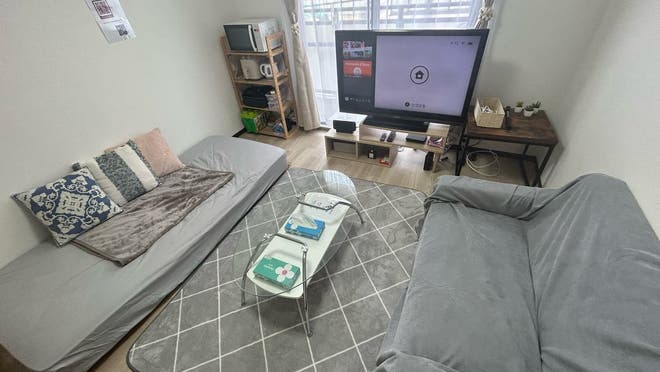 大画面50型📺TVでYouTubeやhuluなど見放題🎉ゲーム機🎮完全個室のプライベート空間🎂🩵の写真1