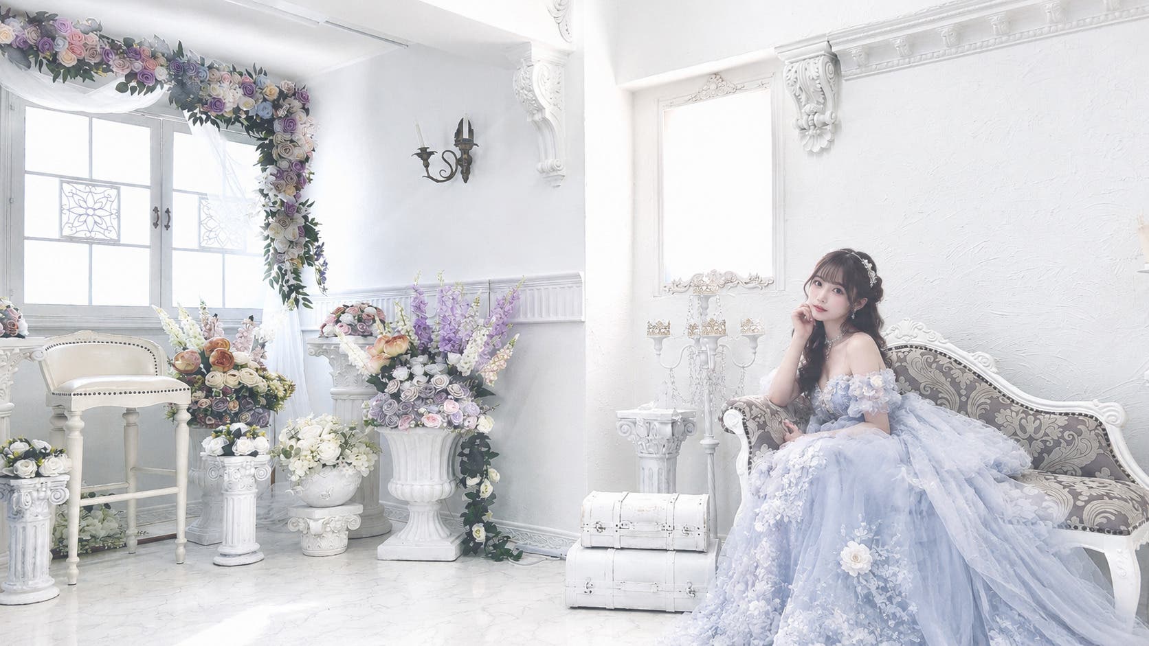 ハロウィン/東銀座徒歩1分/白ゴシック/黒ゴシック/フラワーガーデン/撮影スタジオの写真2