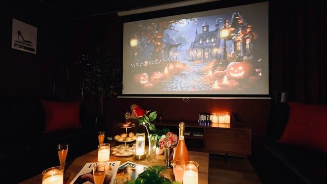 NEW💕カップル割🎀ハロウィン🎃ラグジュアリーシネマ✨心斎橋4分🎀シャワーあり💕推し活・女子会🥂24H営業🌟の写真1