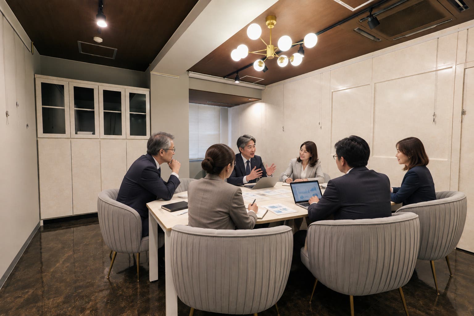 麹町駅から徒歩1分｜来賓室｜品格あるインテリア｜高級感◎　【最重要商談を成約に】by PECOTTの写真2