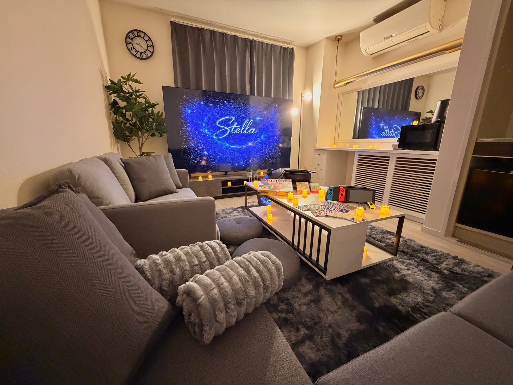 ㊗️NEW OPEN‼️心斎橋駅すぐ✨大迫力の85インチ超大型テレビ📺映画鑑賞🎬推し活👑パーティー🎉女子会💐デート💞の写真1
