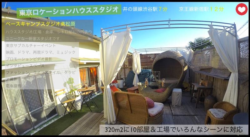 【世田谷・東松原】昭和レトロを感じる和室から工場まであるハウススタジオ