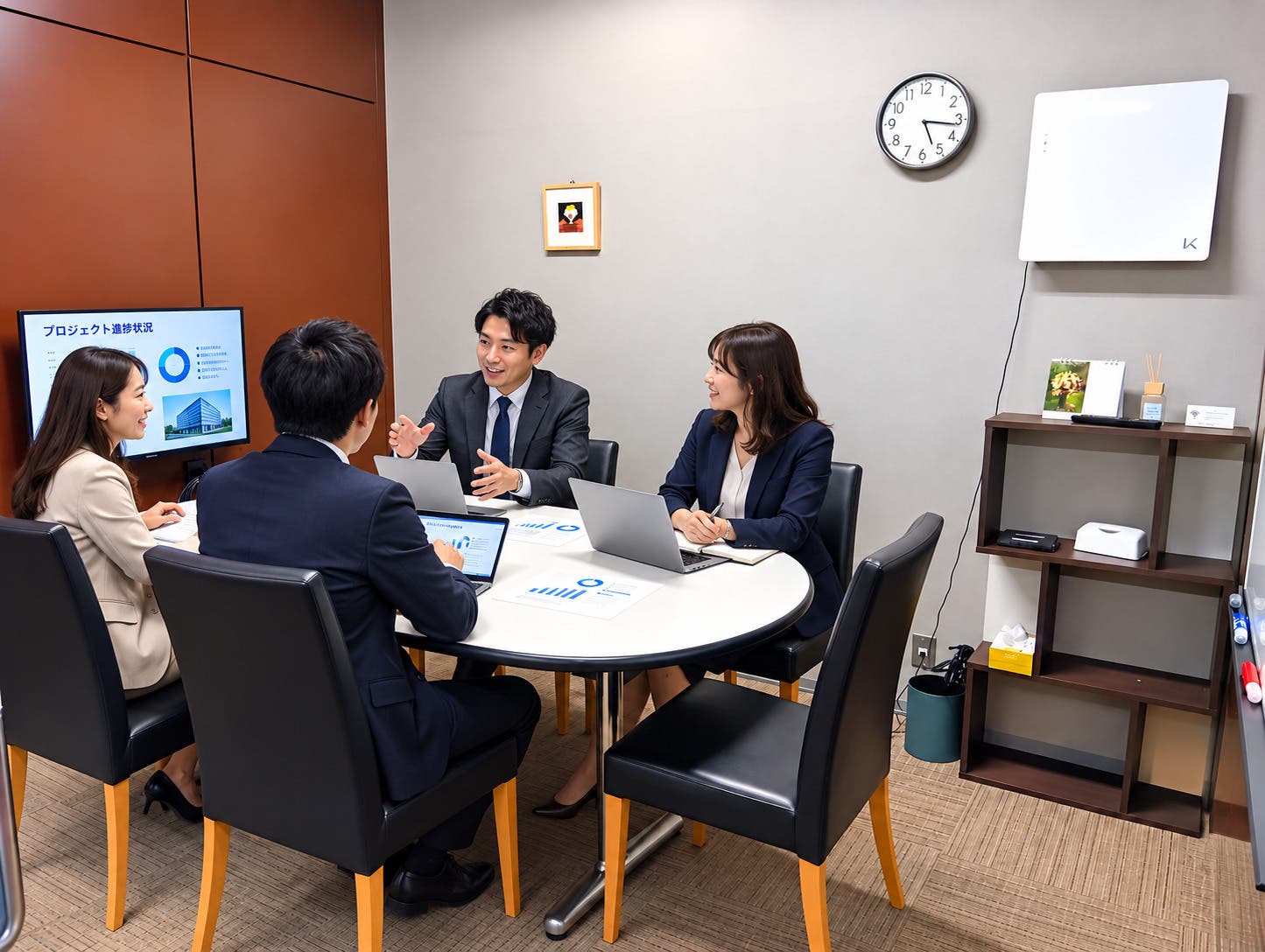 【仙台駅西口徒歩2分】高速Wi-Fi・フリードリンク完備！スタッフ常駐で安心！ステージライン_会議室2の写真1