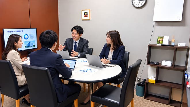 【仙台駅西口徒歩2分】高速Wi-Fi・フリードリンク完備!スタッフ常駐で安心!ステージライン_会議室2の写真1