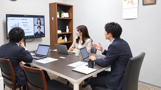 【仙台駅西口徒歩2分】高速Wi-Fi・フリードリンク完備!スタッフ常駐で安心!ステージライン_会議室4の写真1