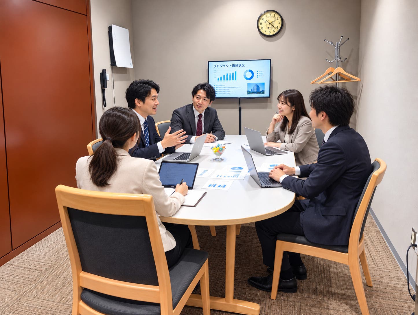 【仙台駅西口徒歩2分】高速Wi-Fi・フリードリンク完備！スタッフ常駐で安心！ステージライン_会議室5の写真1
