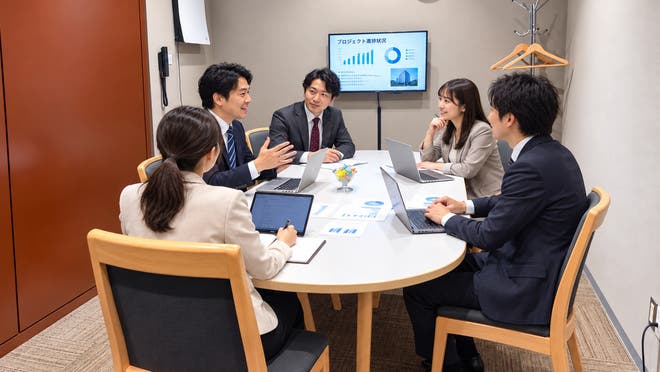 【仙台駅西口徒歩2分】高速Wi-Fi・フリードリンク完備!スタッフ常駐で安心!ステージライン_会議室5の写真1
