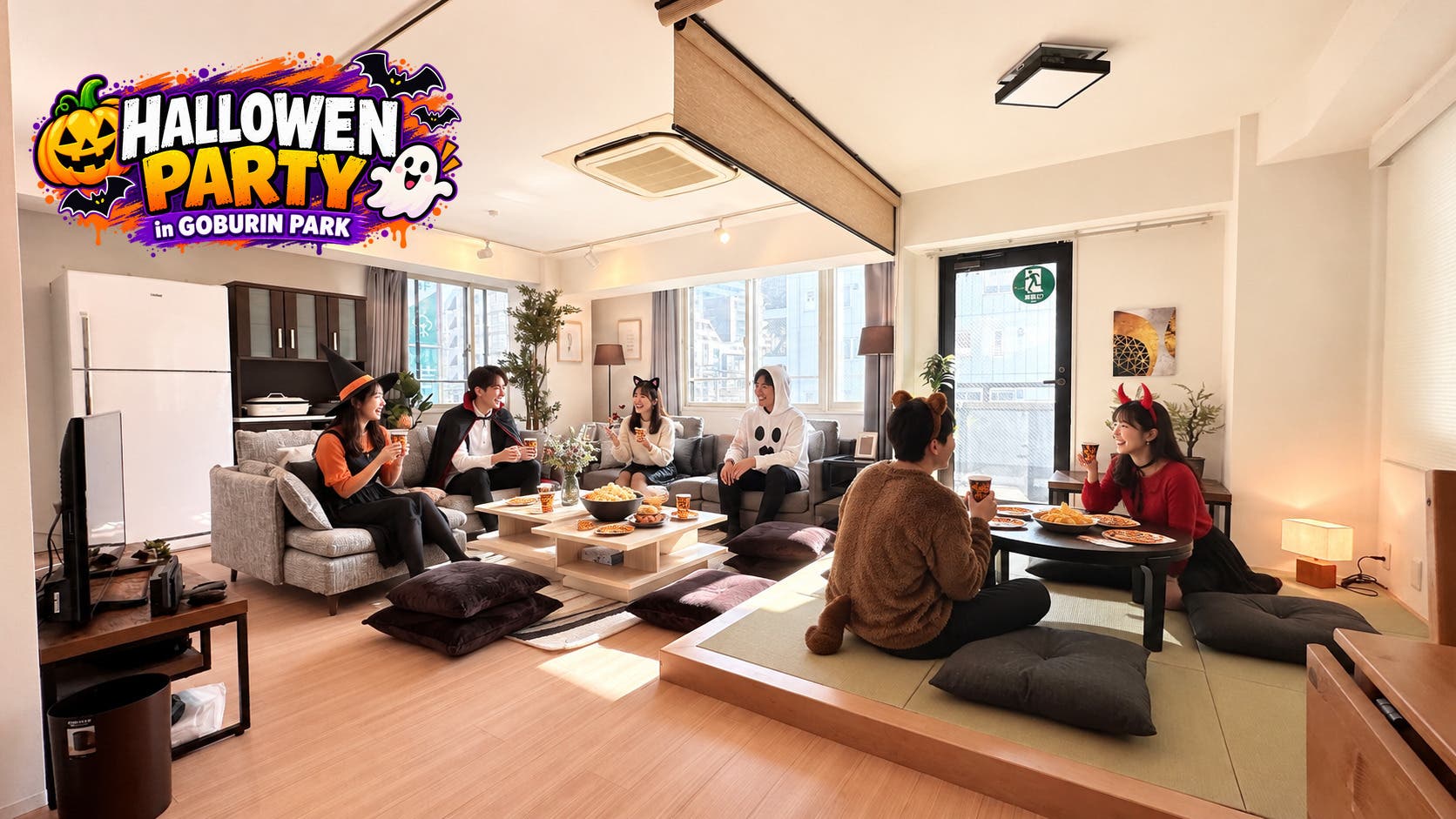 #ウッディGoburin401【新大久保駅/新宿区】駅1分🥳学割🌸誕生日・推し活・格安・ケータリング・忘年会・ハロウィン🎃の写真1