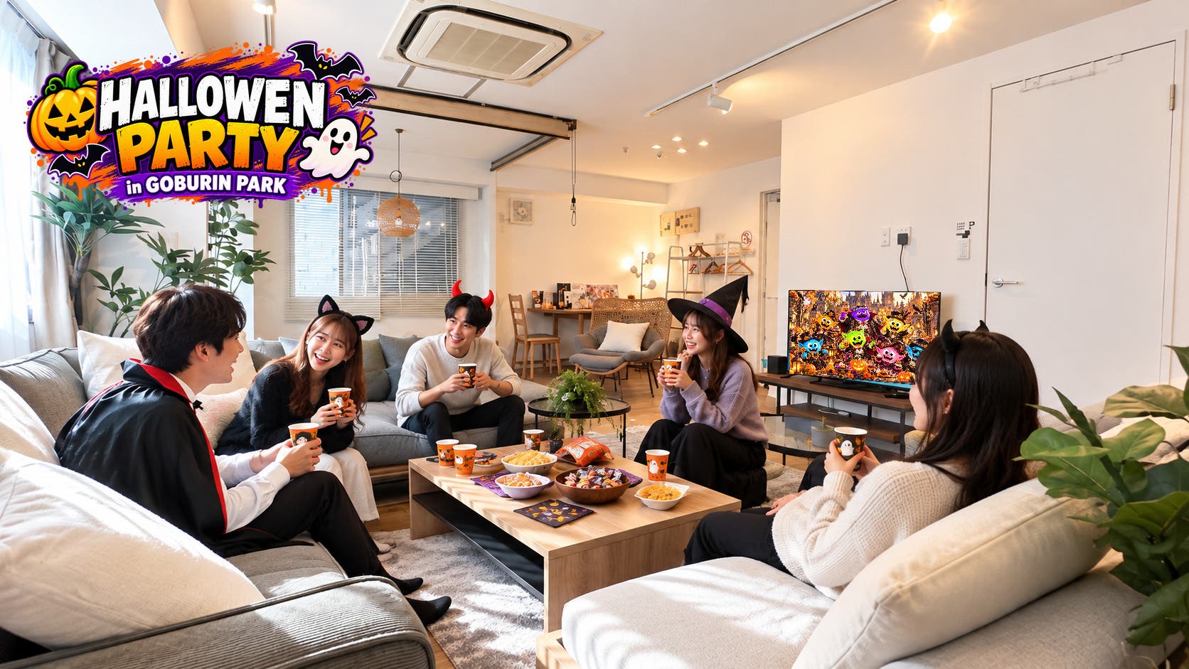 #ウッディGoburin501【新大久保駅/新宿区】駅1分🥳学割🌸推し活/格安💰ケータリング/忘年会/ハロウィン🎃の写真1
