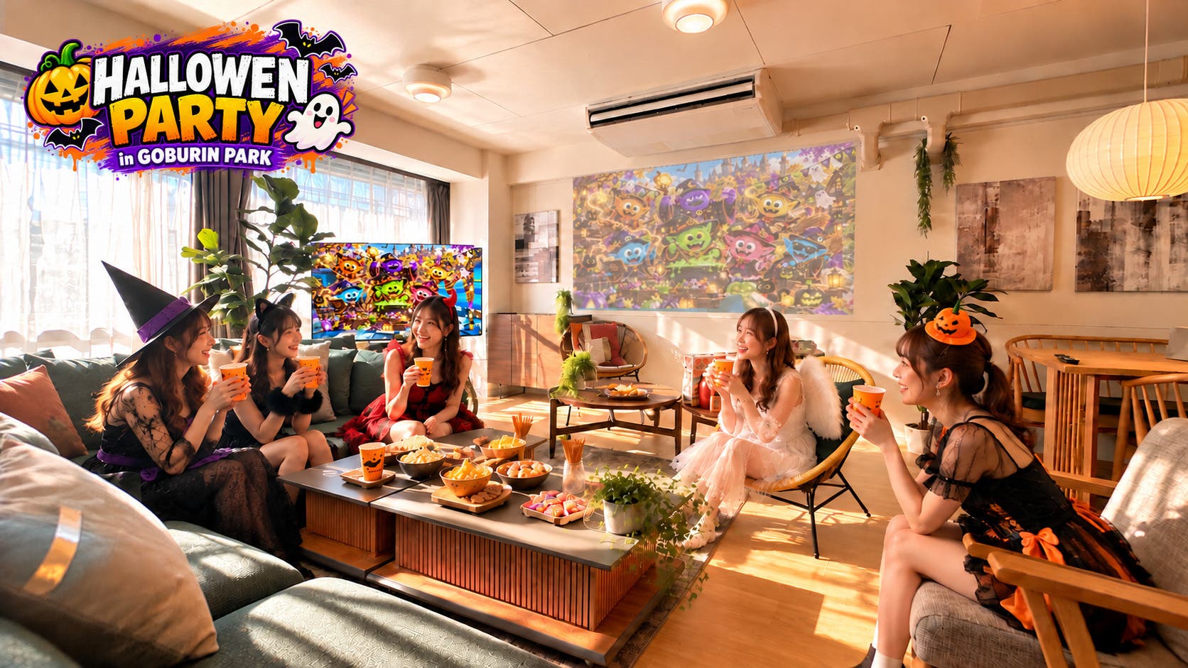 #シンバシGoburin【虎ノ門/新橋】駅3分🥳新年会/忘年会/ハロウィン🎃学割/誕生日/推し活/格安/ケータリングの写真1