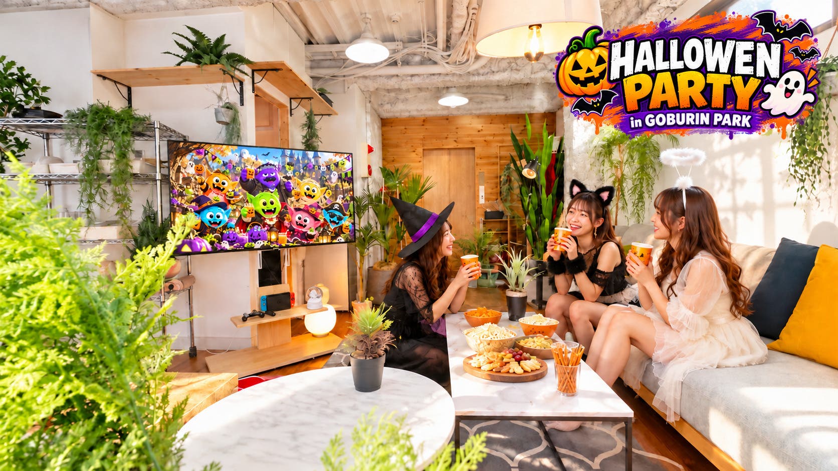 #ジンナンGoburin【渋谷】駅5分🥳忘年会/ハロウィン🎃学割/誕生日/Blu-ray/推し活/格安/ケータリングの写真1