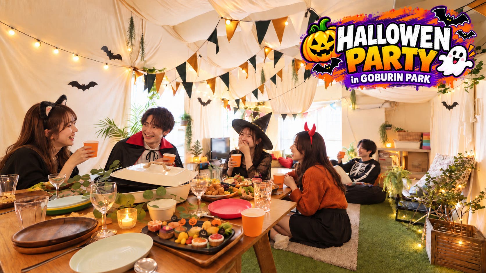 #ヤスオGoburin401【新宿/歌舞伎町】駅1分 🥳忘年会/ハロウィン🎃学割/誕生日/推し活/格安/ケータリング/地上波の写真1