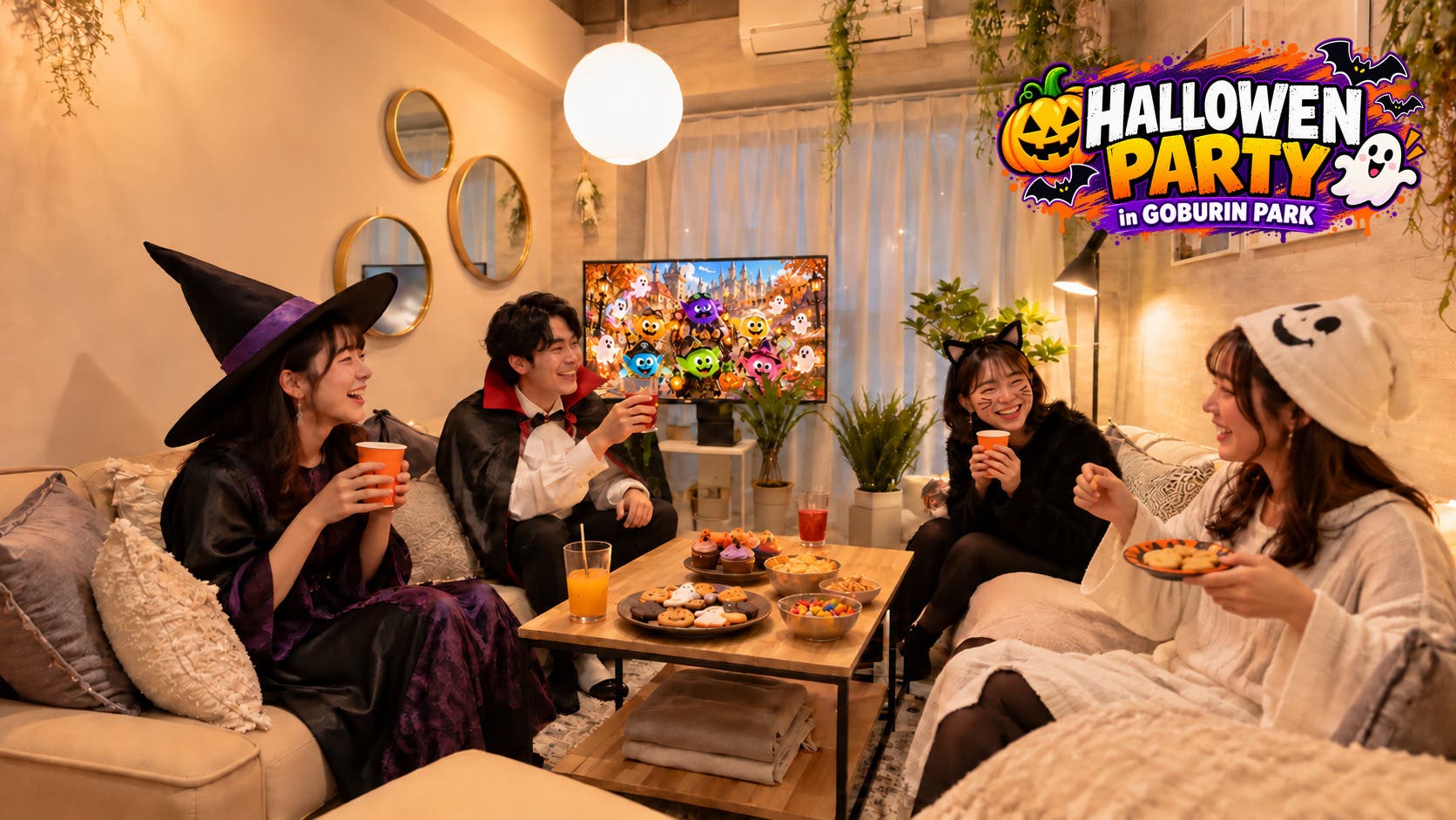 #ライオンGoburin110【新宿三丁目】最大15名🉐駅3分🥳忘年会・ハロウィン🎃女子会・推し活・タコパ・撮影・24Hの写真1