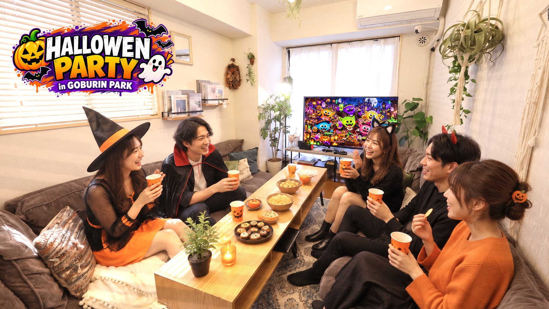 #ライオンGoburin112【新宿三丁目】最大15名🉐駅2分🥳忘年会・ハロウィン🎃女子会・推し活・タコパ・撮影・24Hの写真1