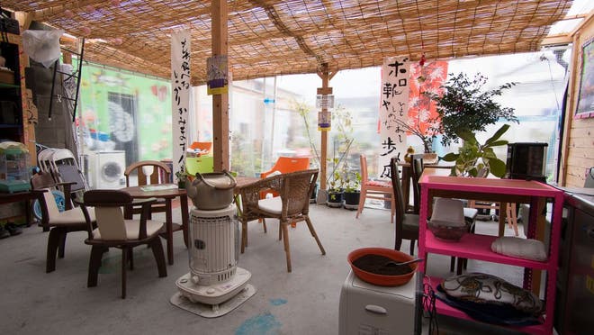 大阪市 アートな空間の中にある庭で様々な催し物に最適です。BBQ、鍋パーティー、餅つきに!の写真10