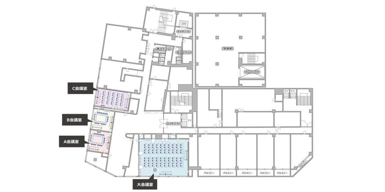 【東神奈川駅徒歩１分】横浜セネックス（B会議室）　／　横浜　会議室の写真2