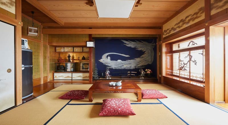 大田区の天守閣風の部屋