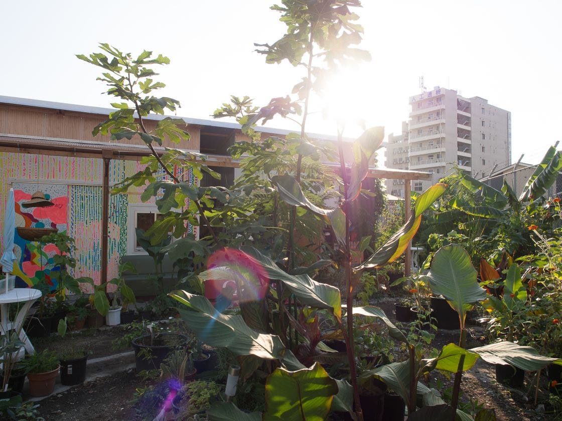 大阪市 アートな空間の中にある庭で様々な催し物に最適です。BBQ、鍋パーティー、餅つきに！の写真8