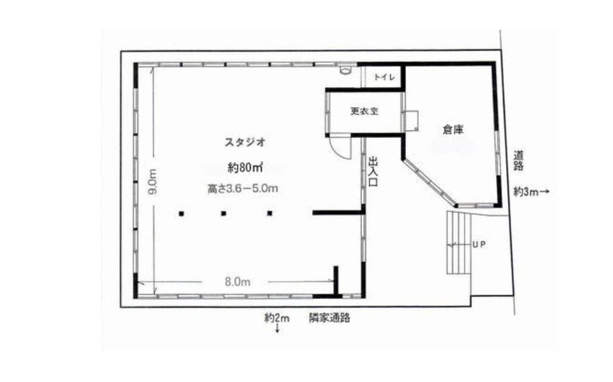 渋谷駅から40分/横浜エリア 自然光が入るミニキッチン付 レトロでノスタルジックな撮影スタジオの写真9