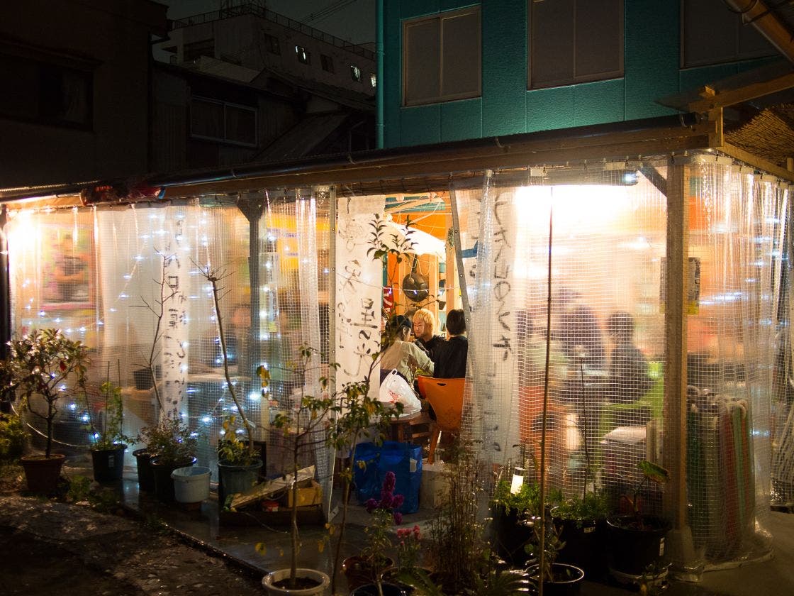 大阪市 アートな空間の中にある庭で様々な催し物に最適です。BBQ、鍋パーティー、餅つきに！の写真13