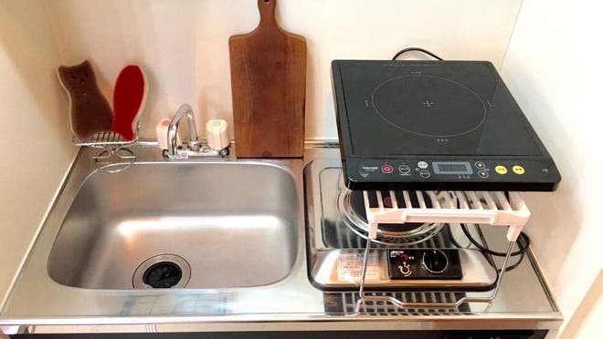 【駅0分!】今だけ基本プラン実施中!会議室・リモート利用も ☆毎回清掃・オゾン除菌!55型TV•AVシステム・キッチンの写真13