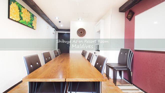 【モルディブ】渋谷センター街 Wi-Fi、電源無料 完全個室/Web会議・Web面接・PC作業などにの写真5