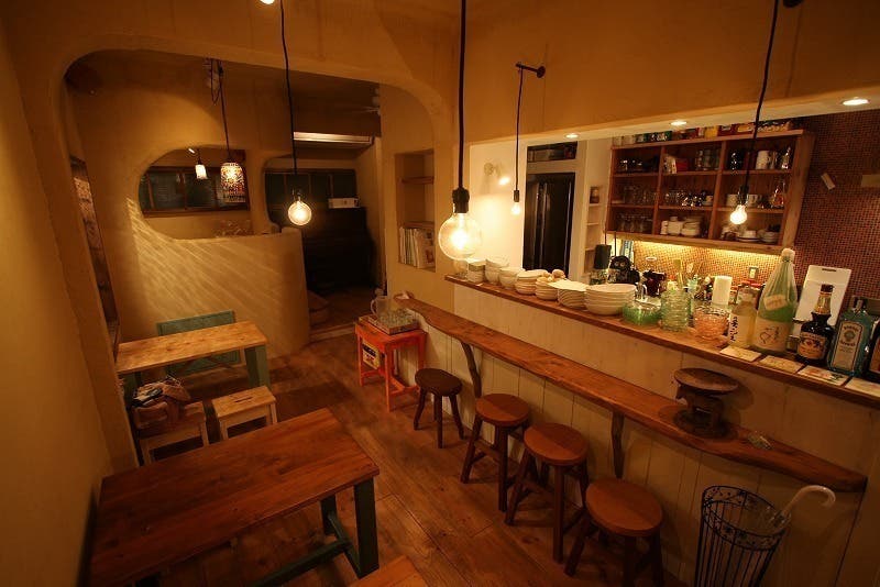 716cafe高円寺店♪可愛い内装のカフェ♪業務用ガスコンロオーブン完備！中野駅や阿佐ヶ谷駅からはバスでも行けます！の写真15