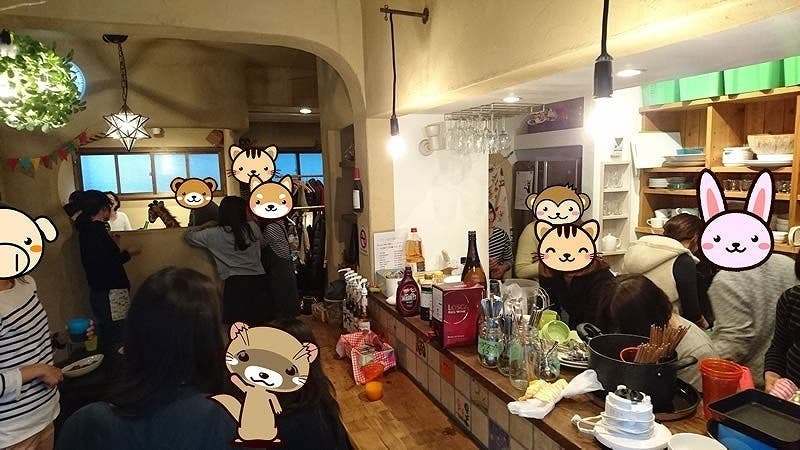716cafe高円寺店♪可愛い内装のカフェ♪業務用ガスコンロオーブン完備！中野駅や阿佐ヶ谷駅からはバスでも行けます！の写真27