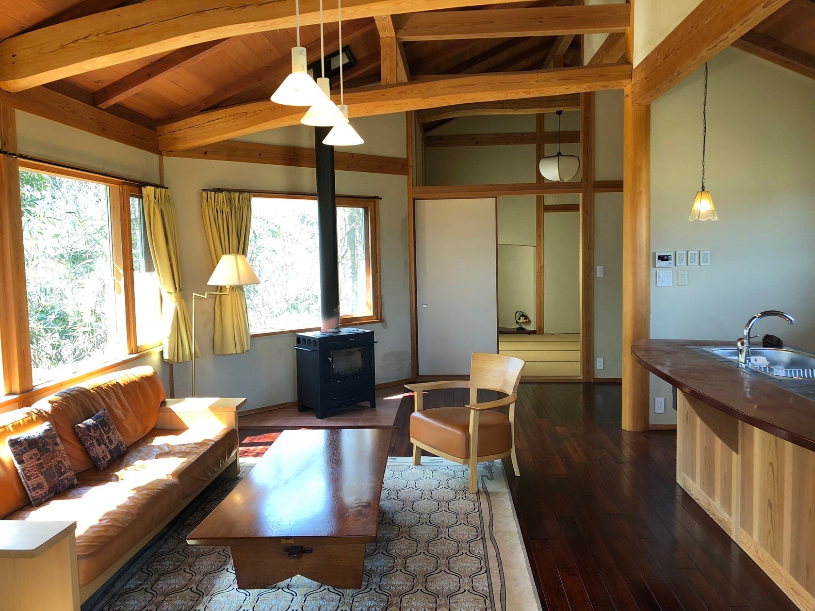 近江舞子、大阪、京都からアクセス抜群！琵琶湖まで徒歩5分、比良山が一望できる森のコテージまるまる貸切の写真8