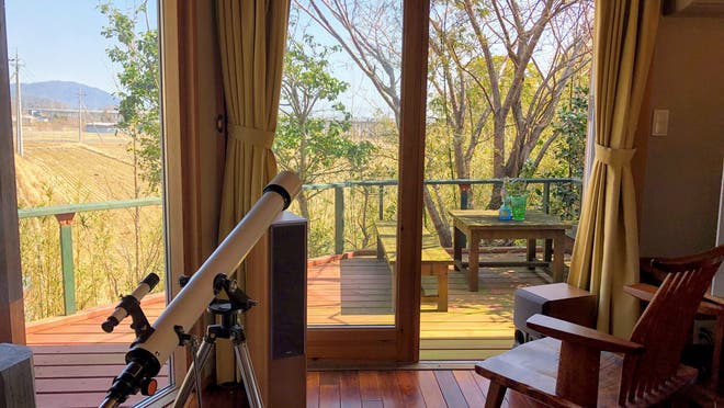 近江舞子、大阪、京都からアクセス抜群!琵琶湖まで徒歩5分、比良山が一望できる森のコテージまるまる貸切の写真10