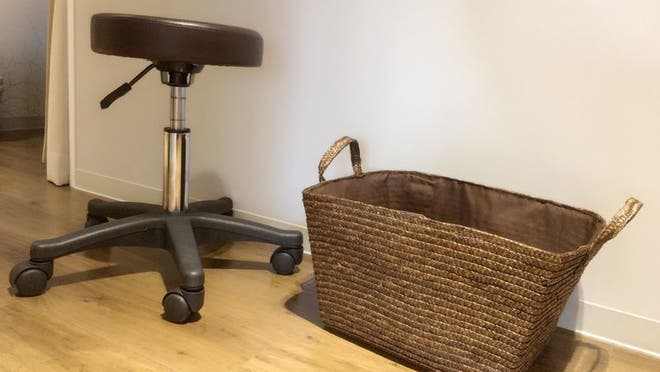 受付が常駐しているので安心してご利用いただけるエステルームです。の写真3