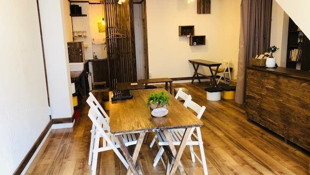 【御堂筋線西田辺駅1分,1階路面店の好立地!】木調の癒される空間♪ワークショップ、勉強会、展示会、子連れママ会♪の写真1