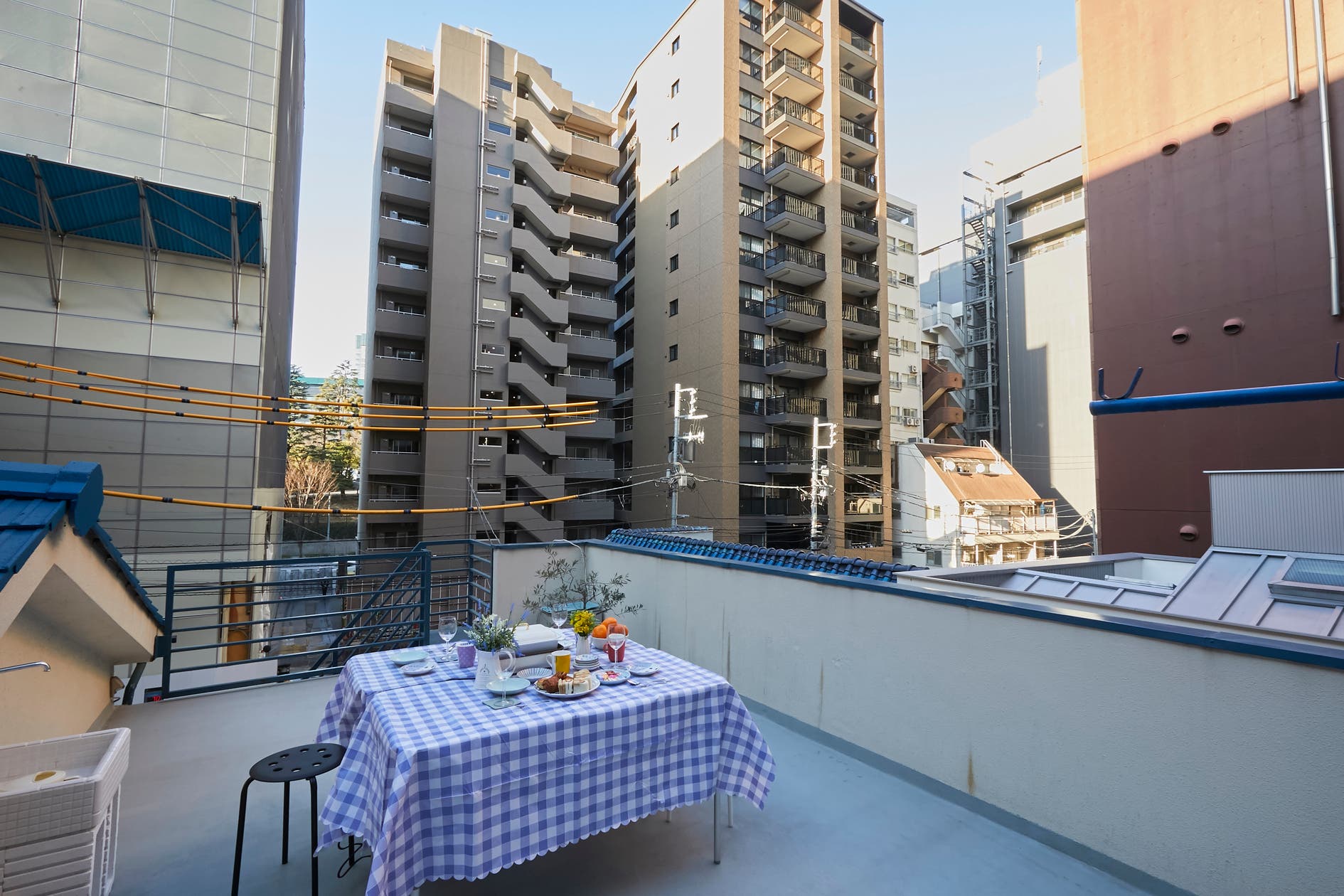 市谷 四ツ谷徒歩７分 ビルに囲まれた屋上スペース　撮影、パーティ、イベントなど の写真7