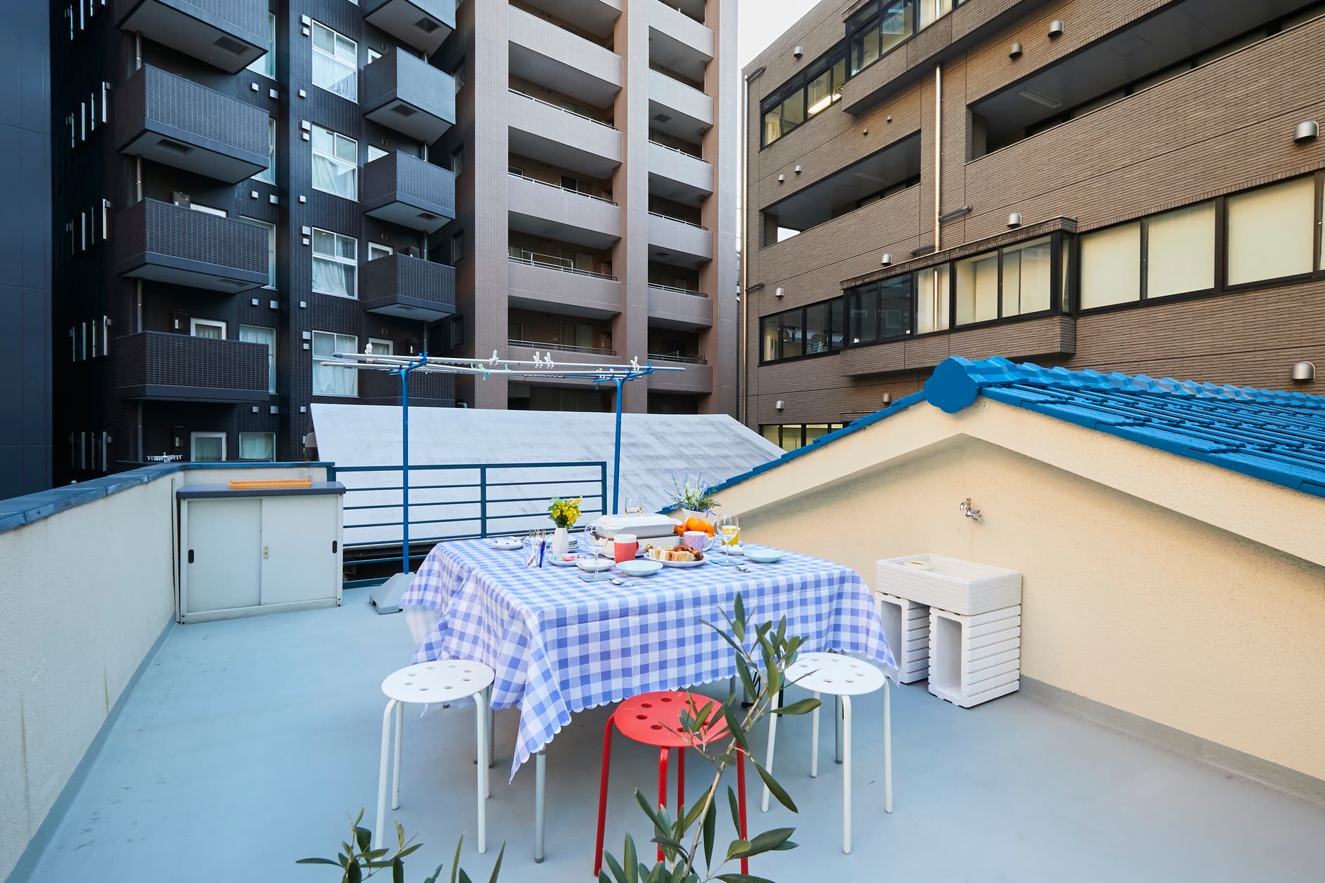 市谷 四ツ谷徒歩７分 ビルに囲まれた屋上スペース　撮影、パーティ、イベントなど の写真5